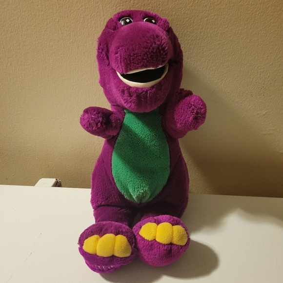 Toys | Barney The Purple Dinosaur Plush Toy | Poshmark
